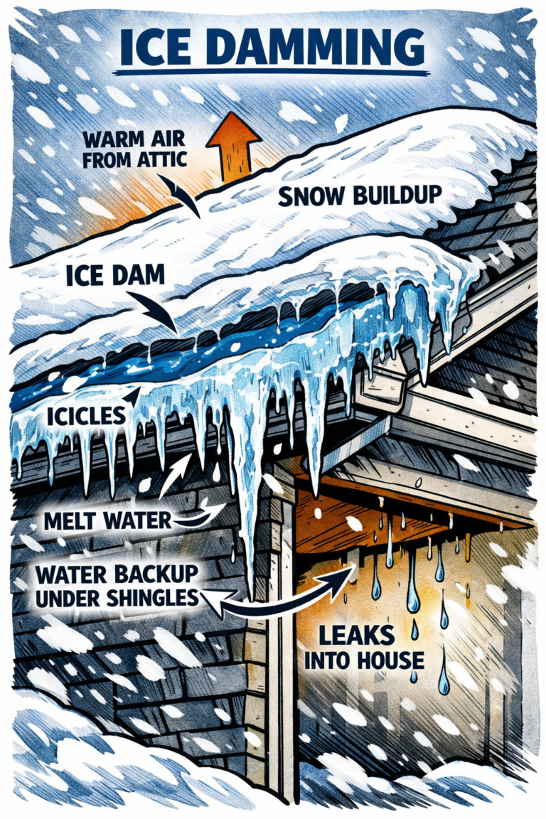 Ice Damming In the Midwest: Why Fixing the Cause is Critical - Moose ...